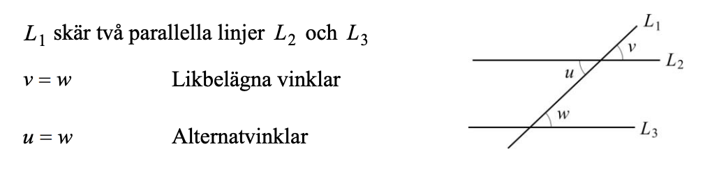 Vinklar - Geometri